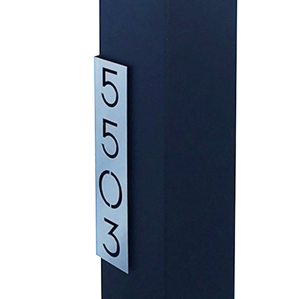 Custom Mailbox Number Plate | by Deus Modern – DeusModern